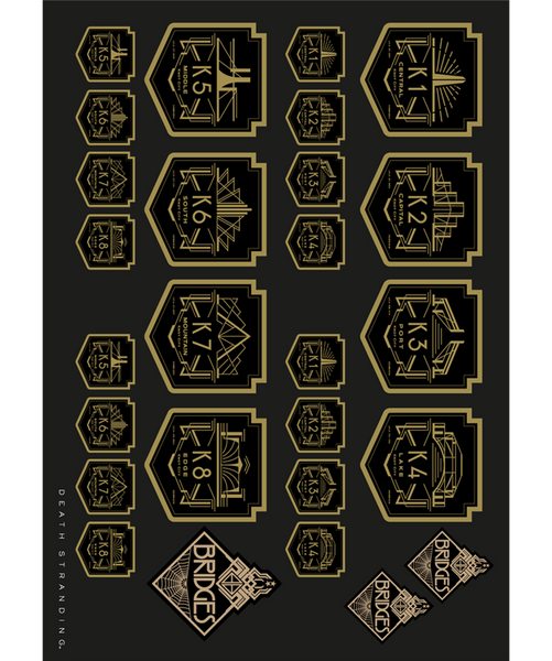 DEATH STRANDING Director's Cut Sticker Pack – Kojima Productions Store