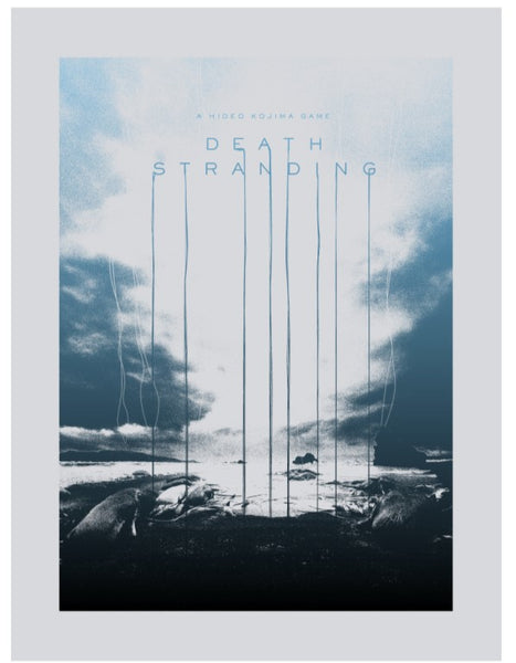 DEATH STRANDING Blue Beach Poster – Kojima Productions Store